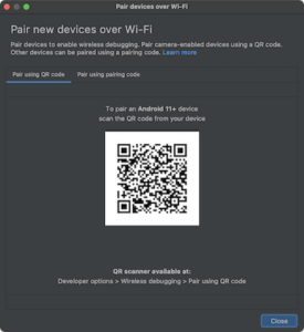 Wireless Debugging Android Debug Bridge (adb)